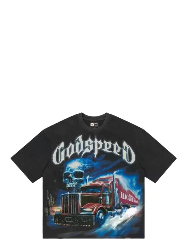GODSPEED Interstate Fate Graphic-print T-shirt - Black