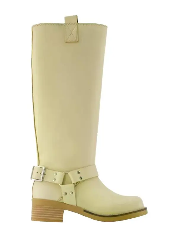 SAMSOE SAMSOE Sabrenta Buckle-strap Boots - Neutrals