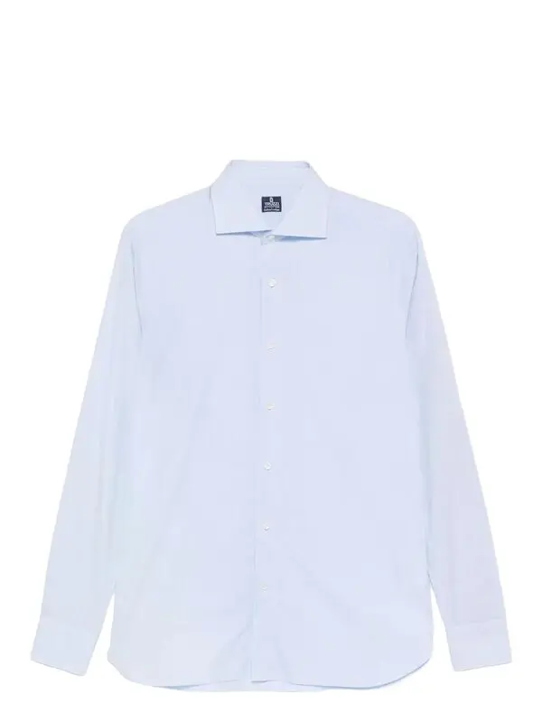 TRUZZI Buttoned Long-sleeve Shirt - Blue
