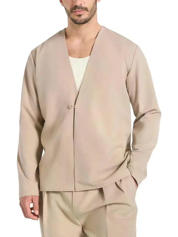 Manière De Voir Alex Back-pleat Shirt - Neutrals