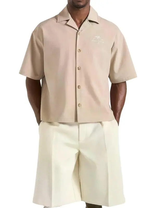 Manière De Voir Embroidered Shirt - Neutrals