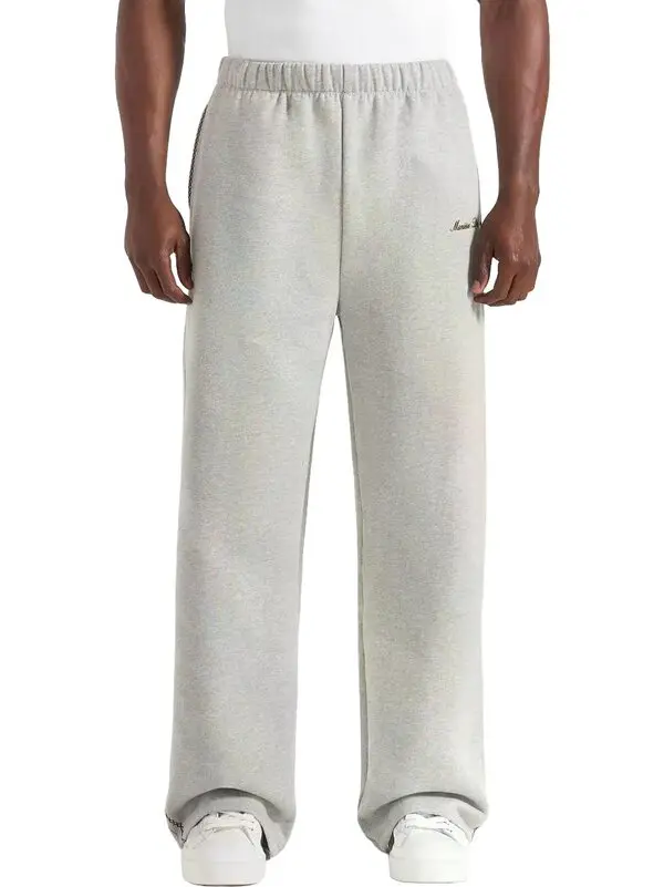 Manière De Voir Logo Embroidered Track Pants - Grey