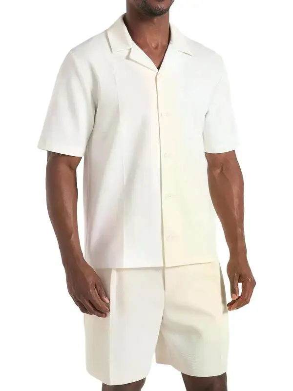 Manière De Voir Felix Crease-detail Shirt - White