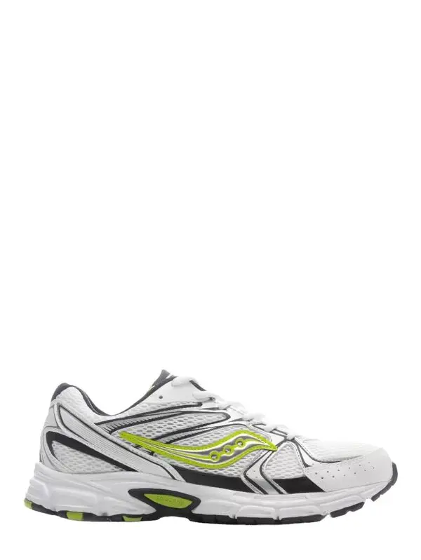 Saucony Grid Mesh-panelled Sneakers - White