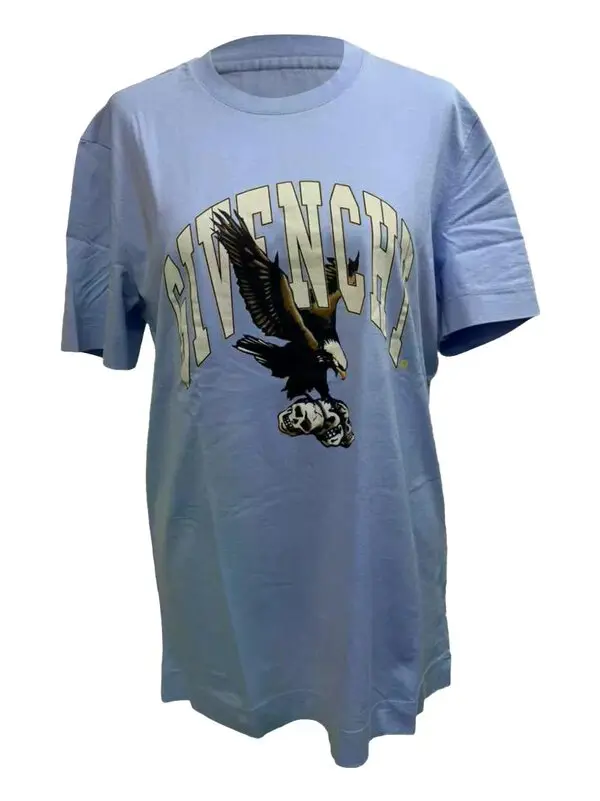 Givenchy Eagle Logo-print T-shirt - Blue