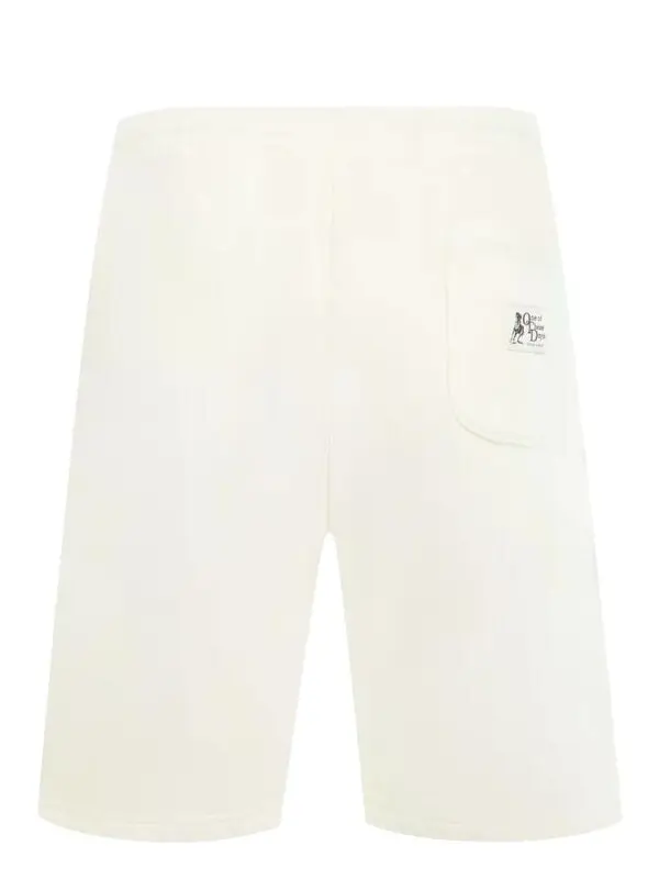 ONE OF THESE DAYS Graphic Print Drawstring Shorts - Neutrals