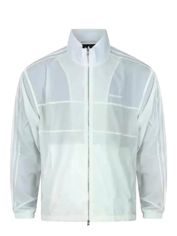 Adidas Wales Bonner X Ripstop Logo-print Zip-up Jacket - White