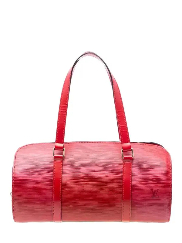 LOUIS VUITTON Epi Soufflot Handbag - Red