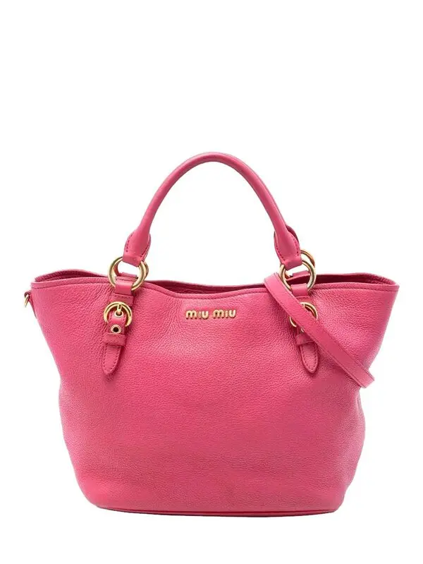 Miu Miu Vitello Phenix Satchel - Pink