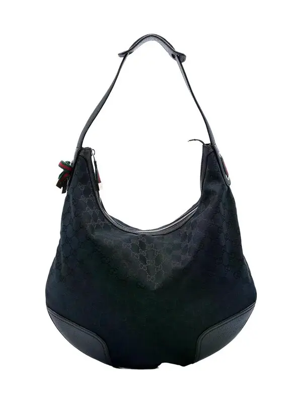 Gucci Gg Canvas Princy Hobo Bag - Blue