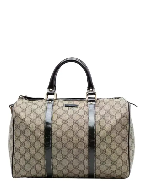 Gucci Gg Supreme Canvas Joy Boston Bag - Neutrals