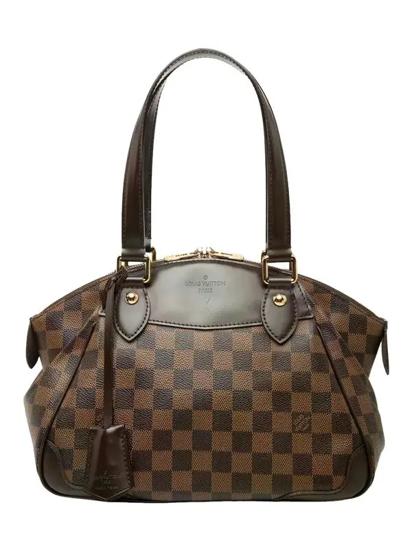 LOUIS VUITTON Damier Ebene Verona Pm Satchel - Brown