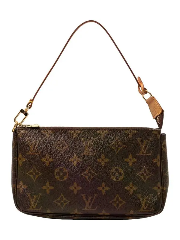 LOUIS VUITTON Monogram Pochette Accessoires Shoulder Bag - Brown