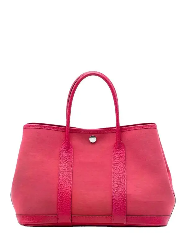 Hermès Toile And Negonda Garden Party 30 Tote Bag - Pink