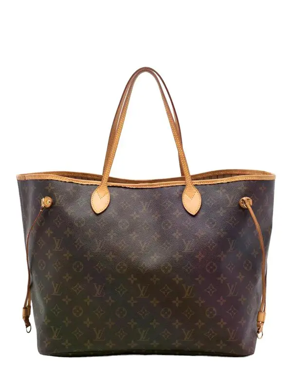 LOUIS VUITTON 2008 Monogram Neverfull Gm Tote Bag - Brown