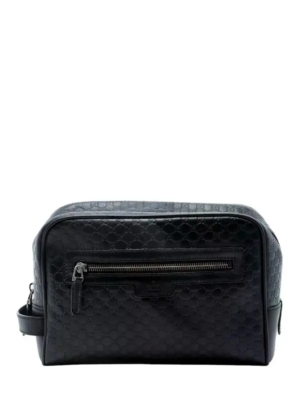 Gucci Microssima Clutch Bag - Black