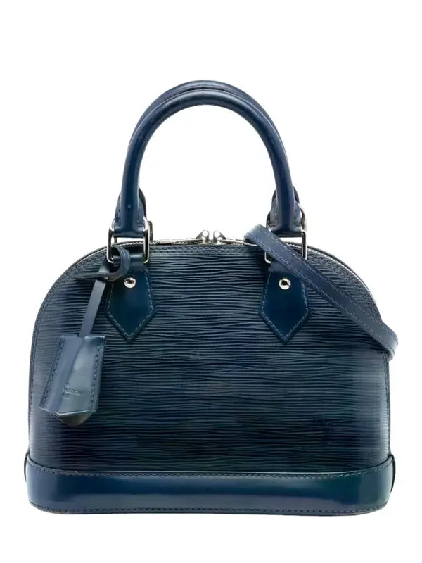 LOUIS VUITTON Epi Alma Bb Satchel - Blue