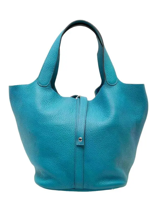 Hermès 2013 Clemence Picotin Lock 26 Handbag - Blue