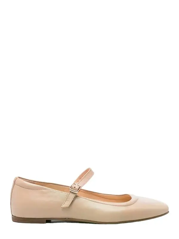 SERGIO MORETTI FIRENZE Buckle-fastening Ballet Flats - Neutrals