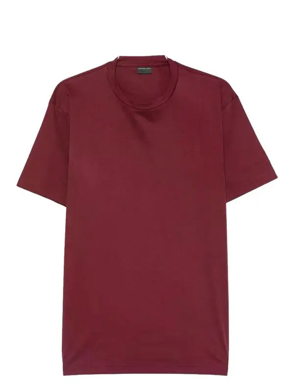 MICHAEL COAL Crew-neck Short-sleeve T-shirt - Red