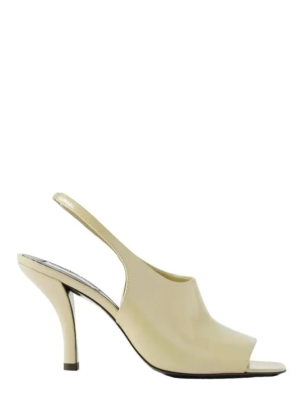 TOTEME Contour Naplack Slingback Sandals - Neutrals
