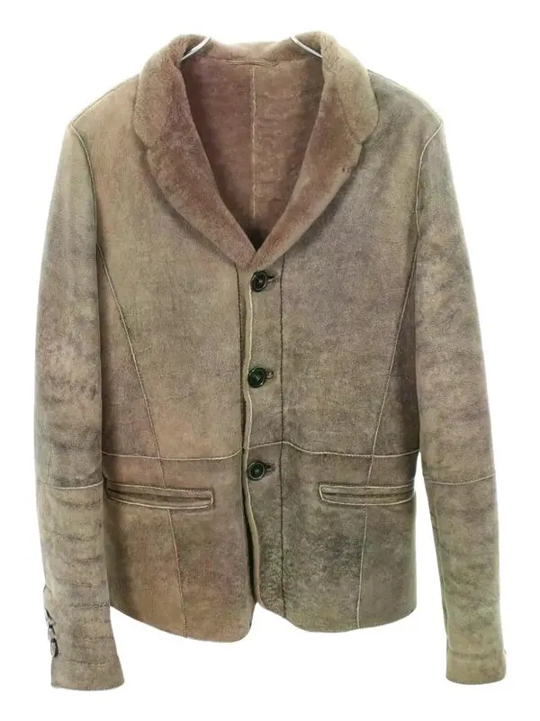 Emporio Armani 2000 Mouton Jacket - Brown