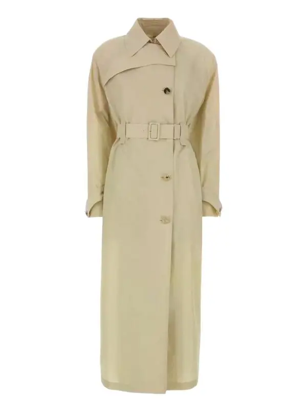 Sportmax Zavorra Belted Trench Coat - Neutrals