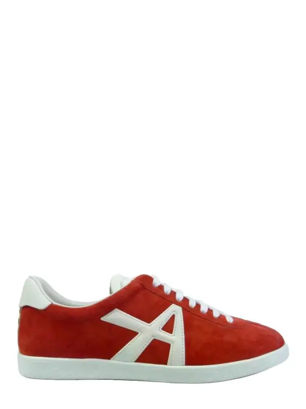 AQUAZZURA Lace-up A-motif Sneakers - Red