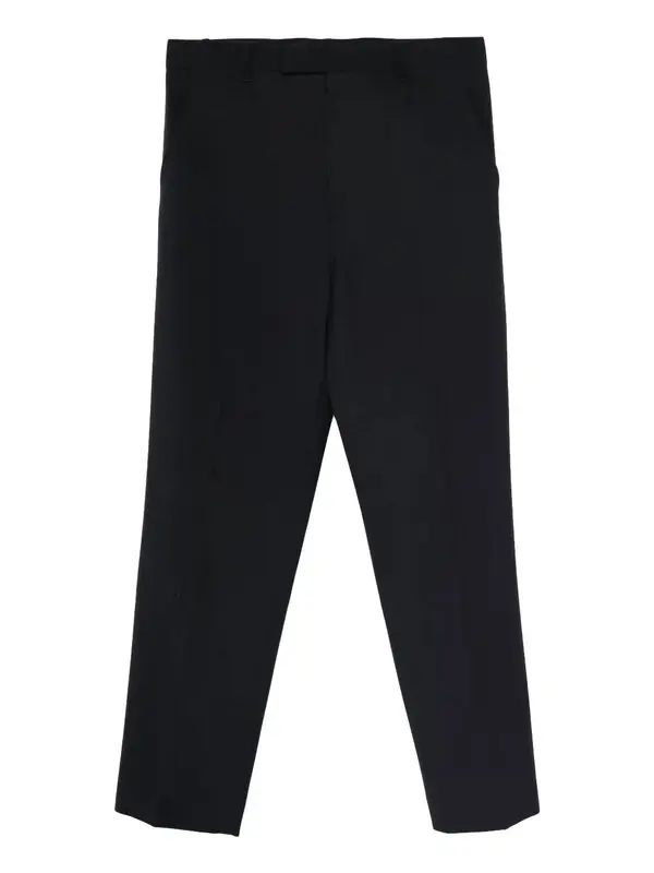 THE ROW Elijah Wool Twill Trousers - Blue
