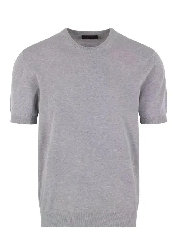 ZANONE Short-sleeve Crew-neck T-shirt - Grey