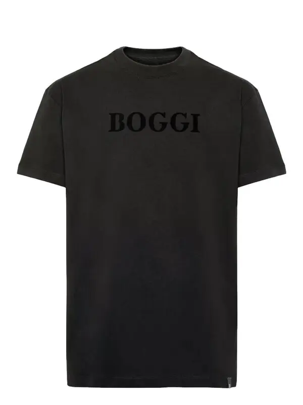 Boggi Milano Cotton T-shirt - Black