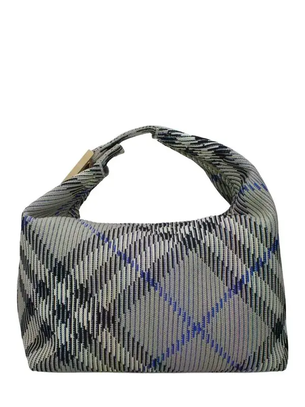Burberry Plaid Pattern Tote Bag - Green