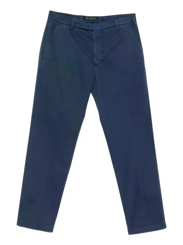 MICHAEL COAL Belt-loop Trousers - Blue