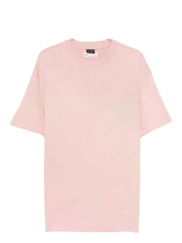 MICHAEL COAL Crew-neck T-shirt - Pink
