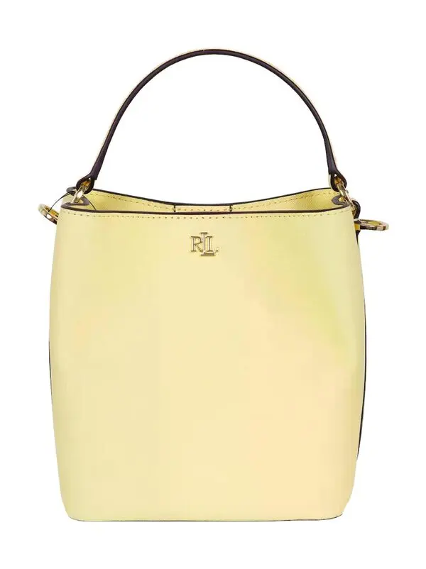 Ralph Lauren Reese Logo Plaque Bucket Bag - Yellow