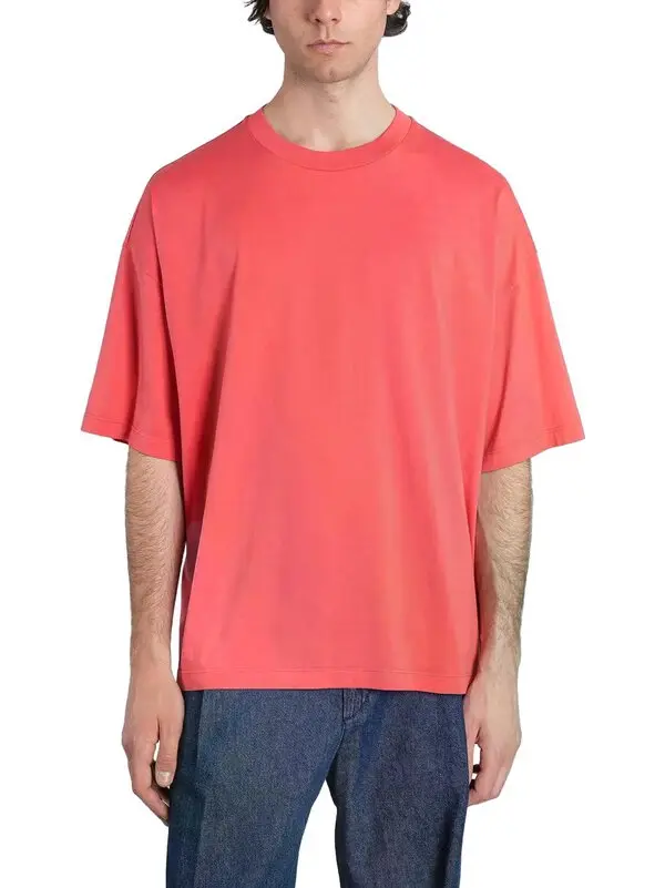 ROBERTO COLLINA Crew-neck Short-sleeve T-shirt - Red
