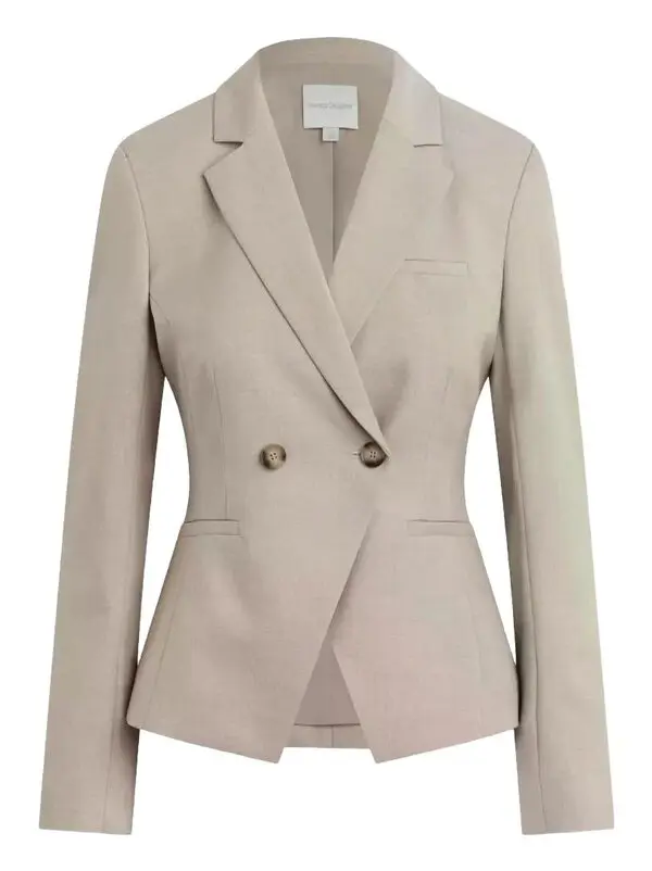FAVORITE DAUGHTER Rivers Double-breasted Blazer - Neutrals