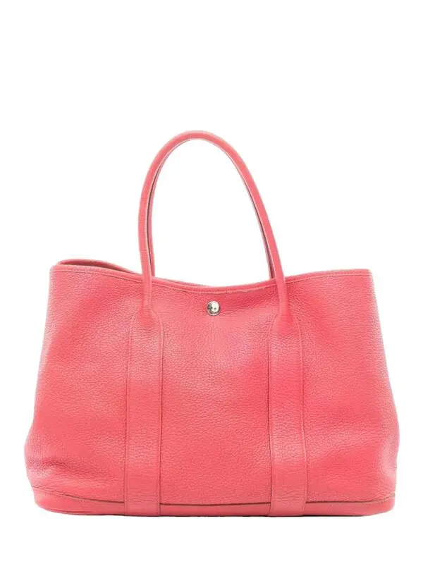Hermès 2012 Garden Party Leather Tote Bag - Pink