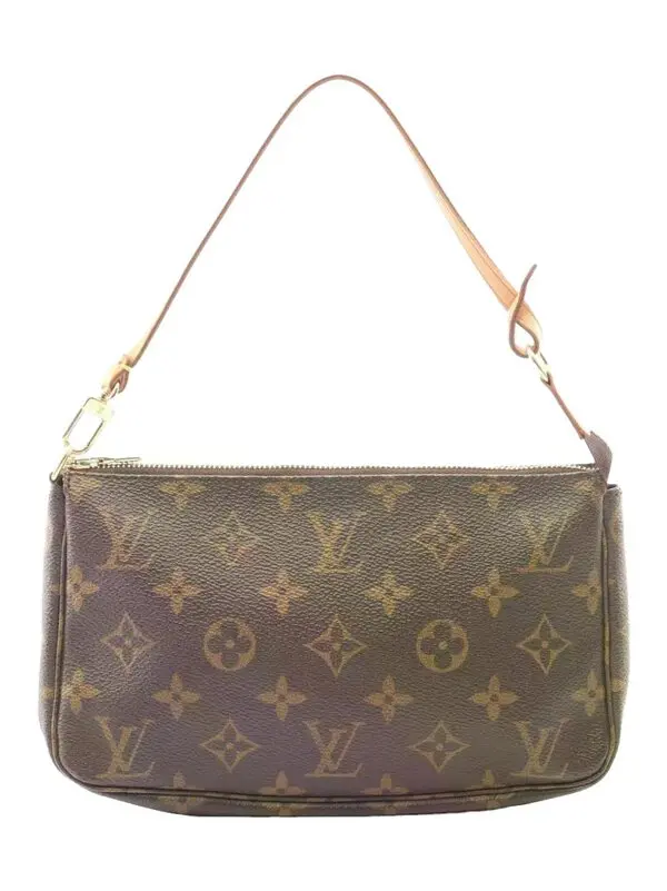 LOUIS VUITTON Pochette Accessoires Monogram Canvas Bag - Brown