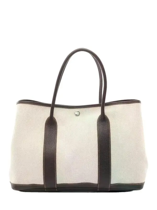 Hermès 2007 Pm Garden Party Tote Bag - Neutrals
