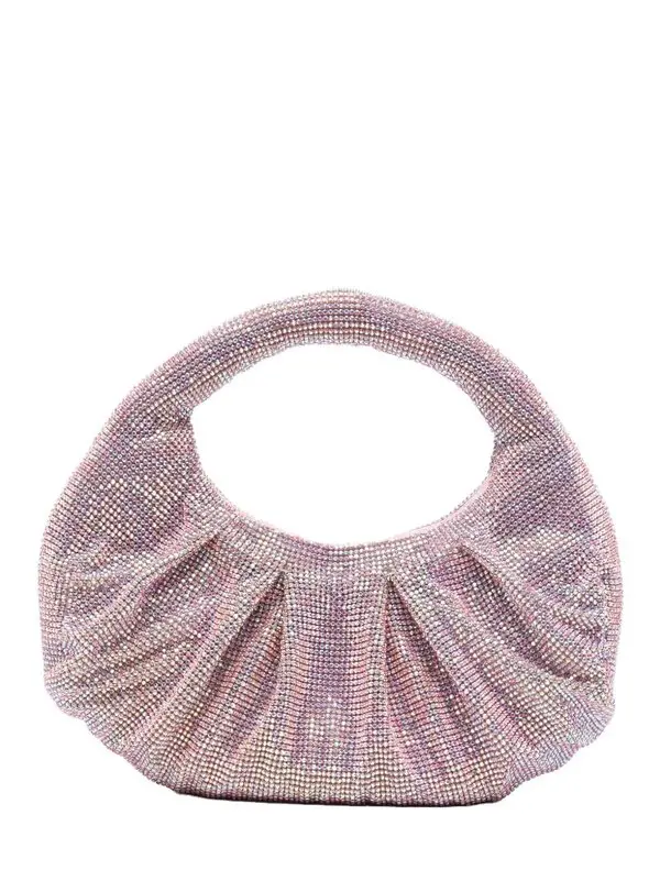 TWENTY FOURHAITCH Joan Crystal-embellished Ruched Tote Bag - Pink