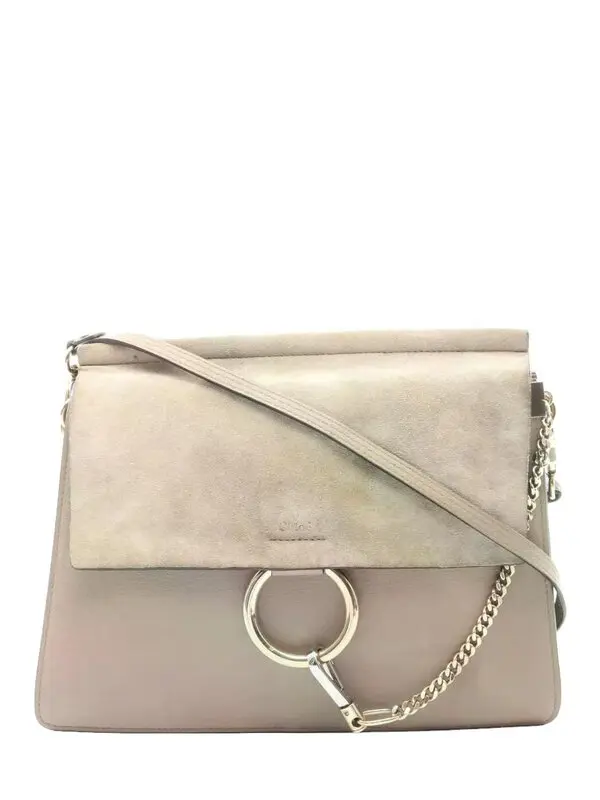 Chloé Faye Shoulder Bag - Neutrals