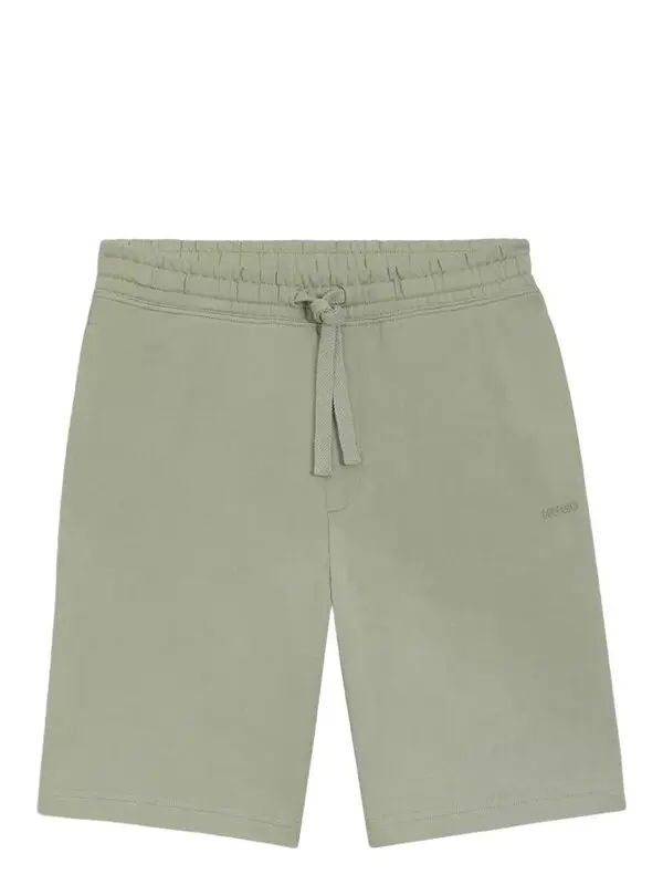 Hugo Logo-embroidered Drawstring Track Shorts - Green