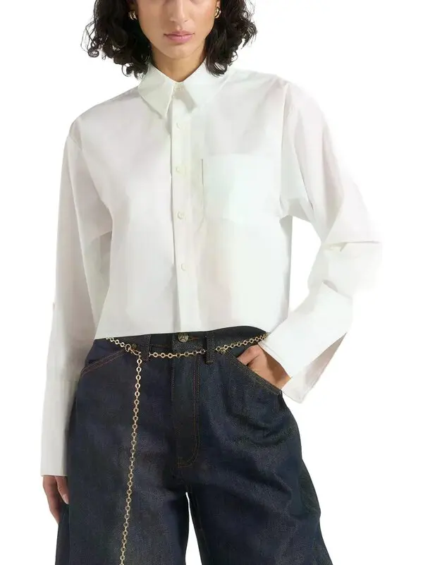 Manière De Voir Maniere De Voir Maura Long Sleeve Shirt - White