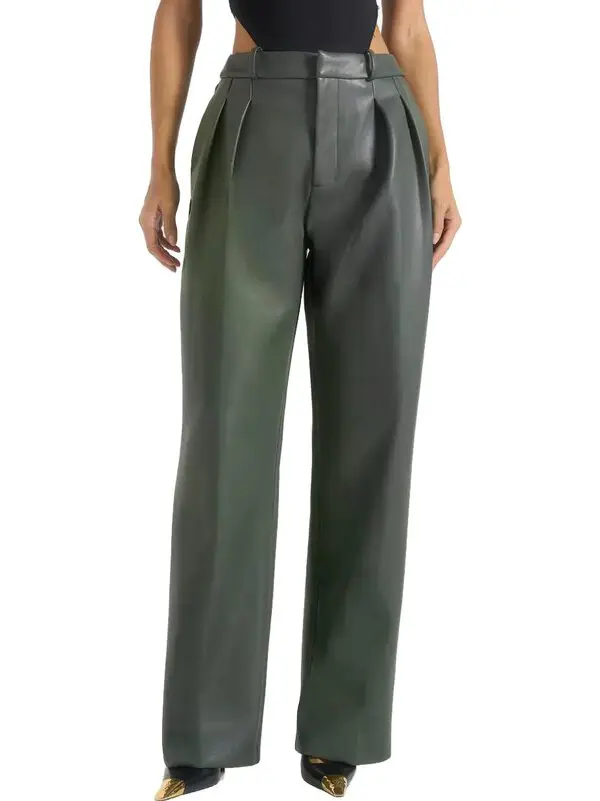 Manière De Voir Julie Belt-loop Trousers - Green