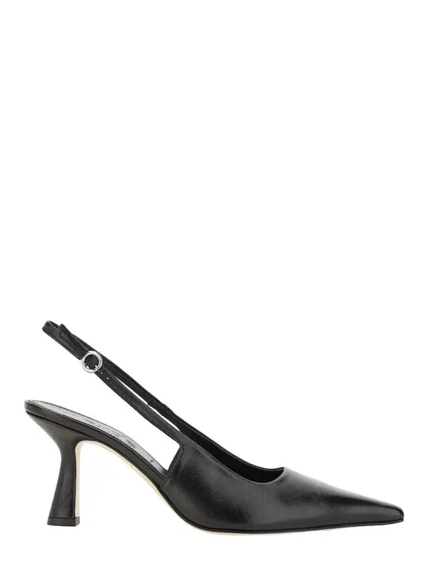 AeydĒ Fernanda Pointed-toe Slingback Pumps - Black