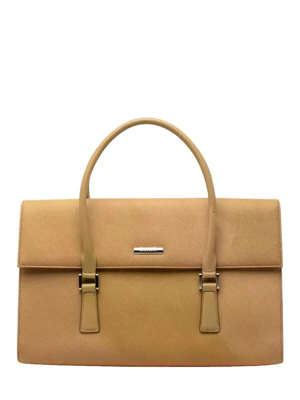 Burberry Leather Handbag - Brown