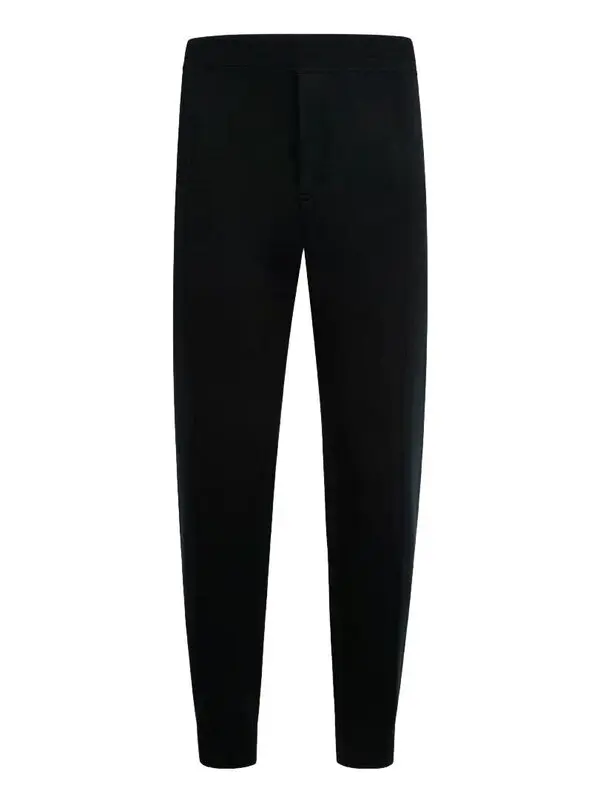 TOM FORD Double-face Wool Track Pants - Black