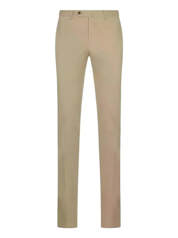 PT TORINO Pressed Crease Slim-fit Trousers - Neutrals
