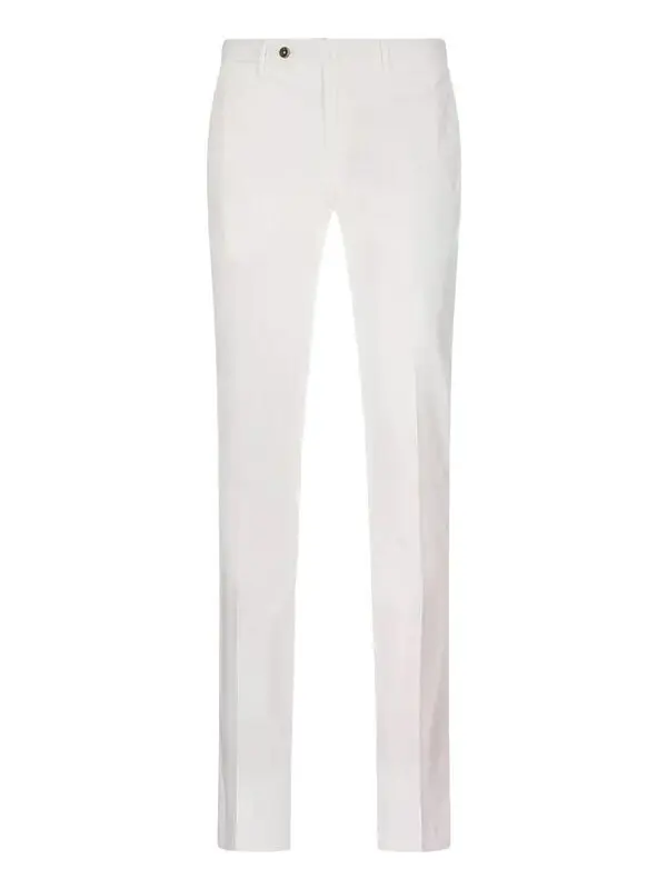 PT TORINO Slim-fit Trousers - White